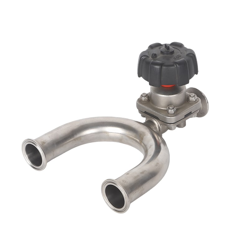 Wenzhou manufacturer hygienic design U shape diaphragm vave